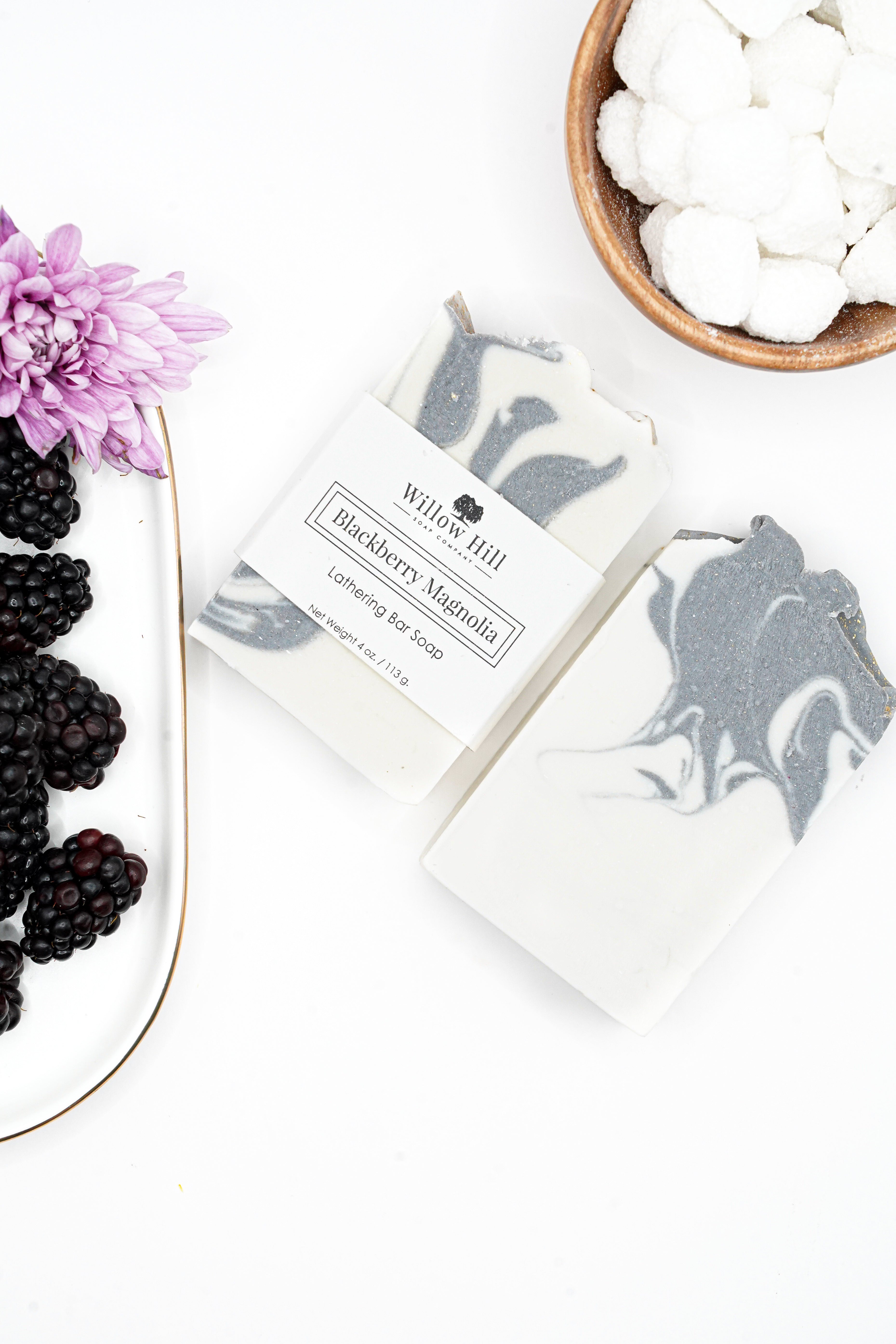 Blackberry Magnolia Bar Soap – Willow Hill Soap Company