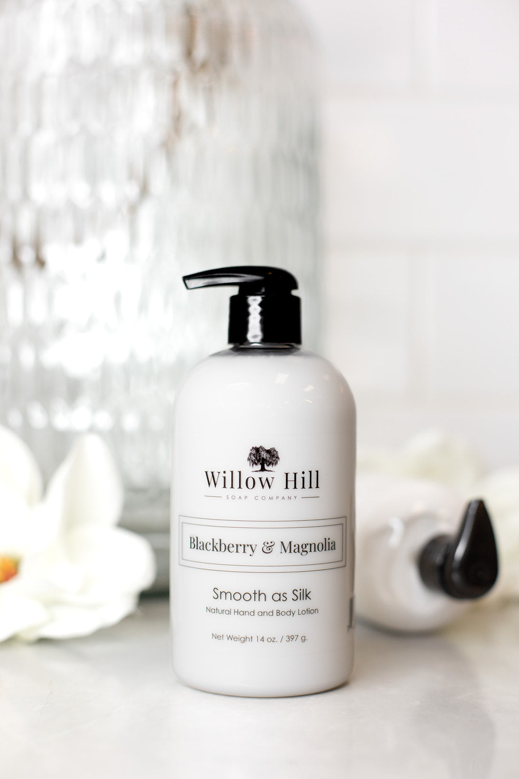 Blackberry & Magnolia Smooth as Silk Lotion – Willow Hill Soap Company